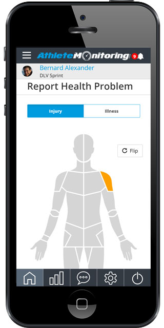 newHealthProblem | Athlete Monitoring software, Athlete Management ...